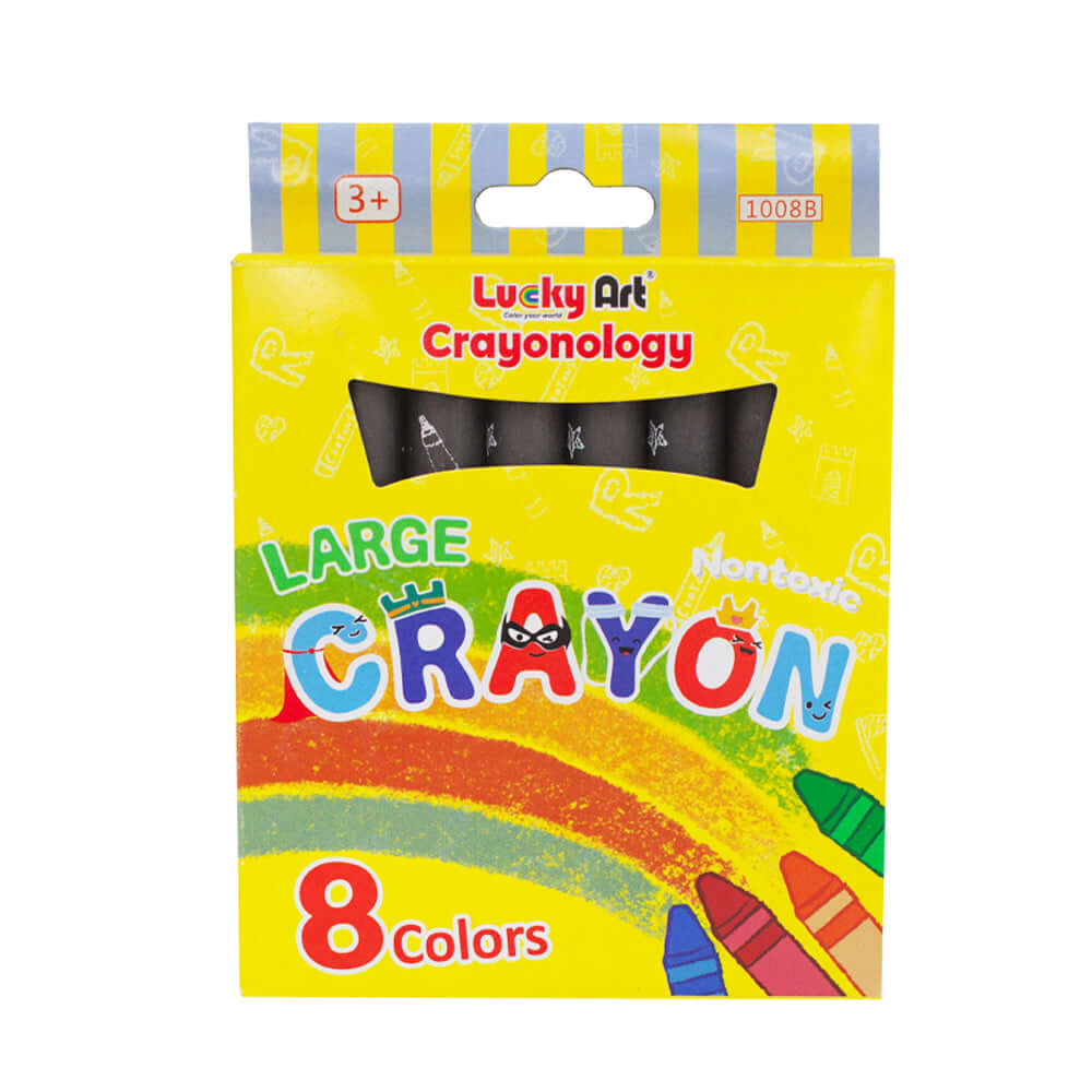 8 Color Large Crayons8 Color Large Crayons8 Color Large Cray
