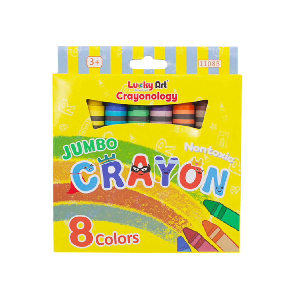 8 Color Jumbo Crayons8 Color Jumbo Crayons8 Color Jumbo Cray